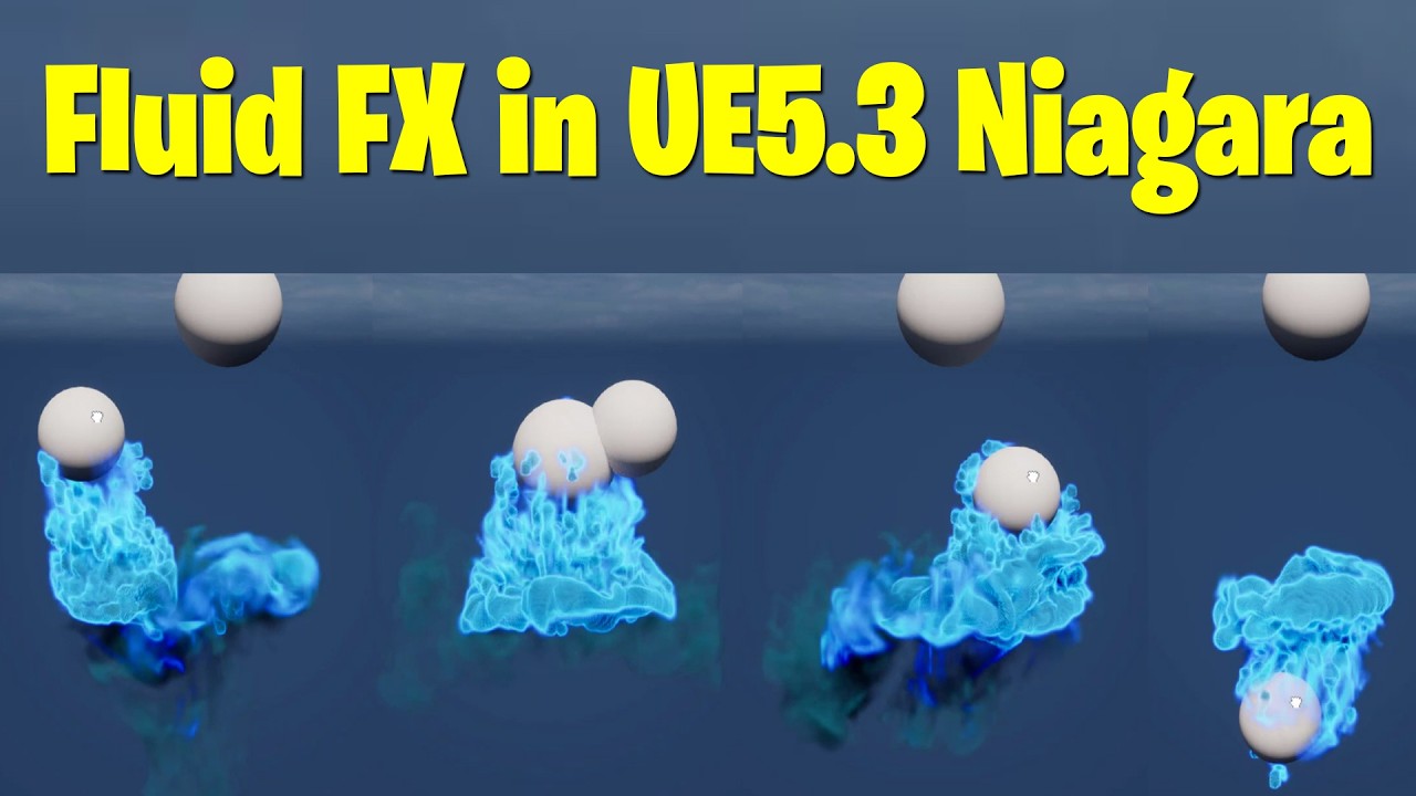 Showcase Creating Fluid Fx In Ue5 3 Niagara Youtube