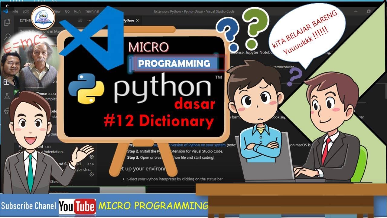 Python Dasar 12 Dictionary Youtube