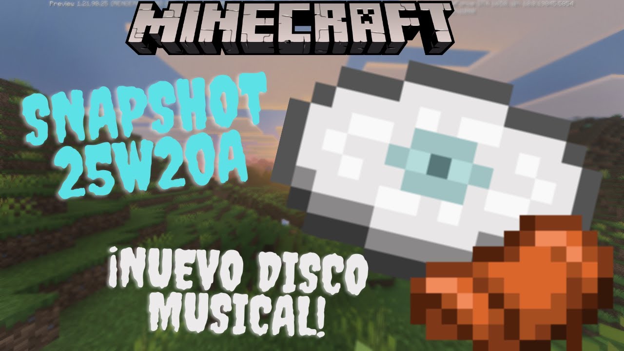 Nuevo Disco Musical De Minecraft Tears Review Snapshot 25w20a