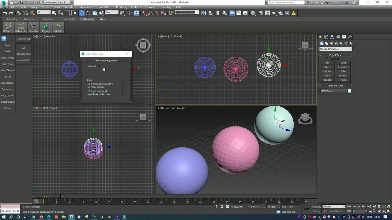 How To Use Clear Smoothing Groups Script 3ds Max Video Tutorial