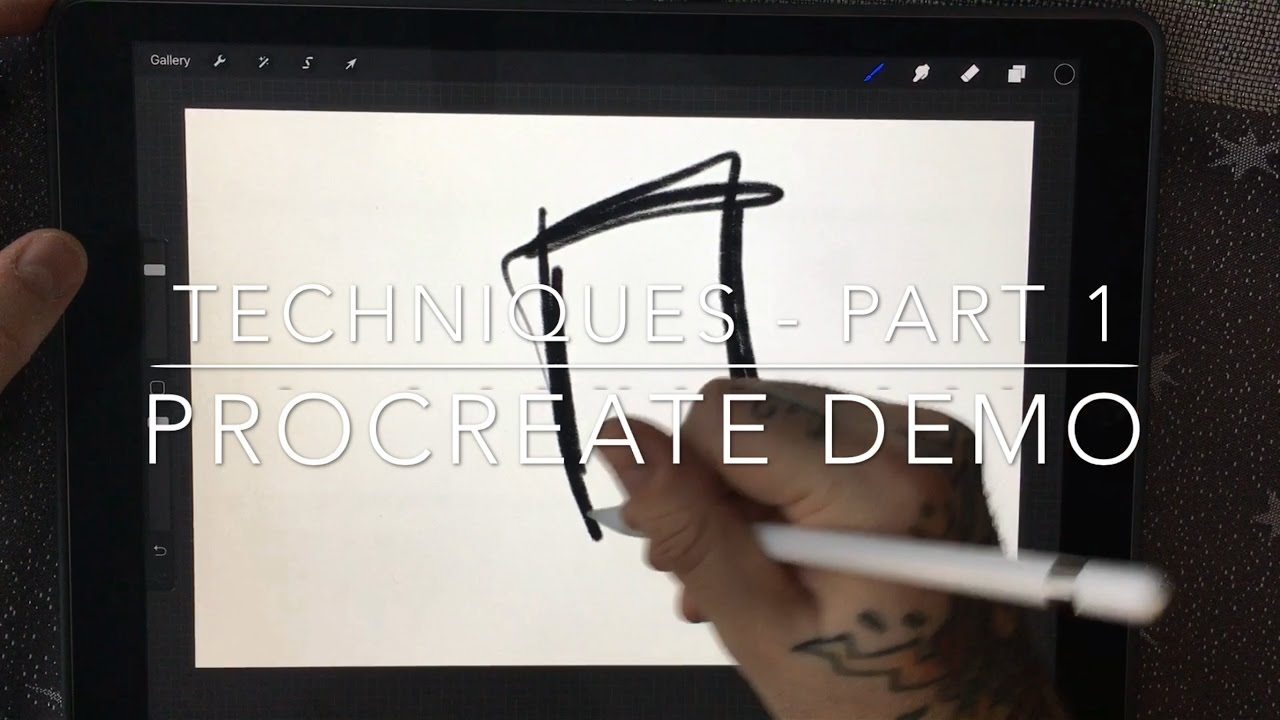 Techniques Part 1 Procreate Demo Youtube