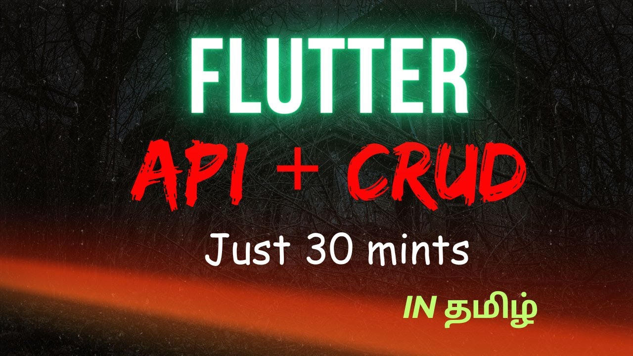 Flutter Crud In Tamil Youtube