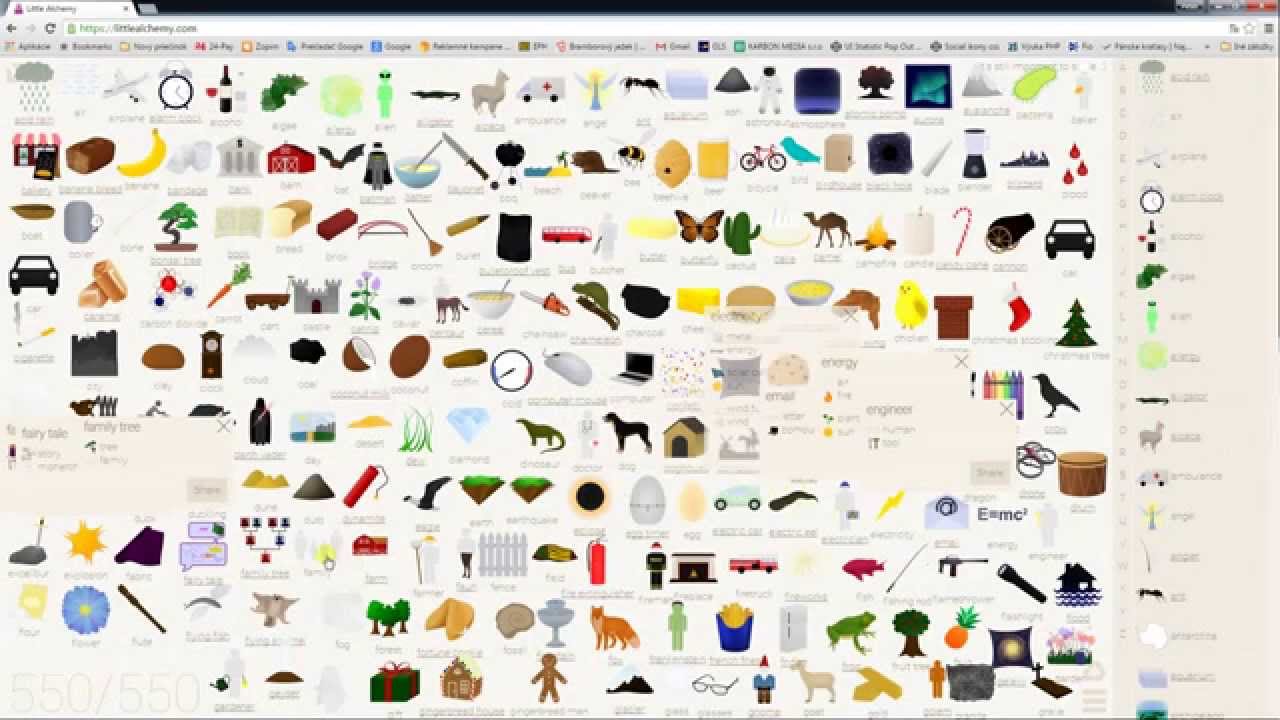 Alchemy Elements List