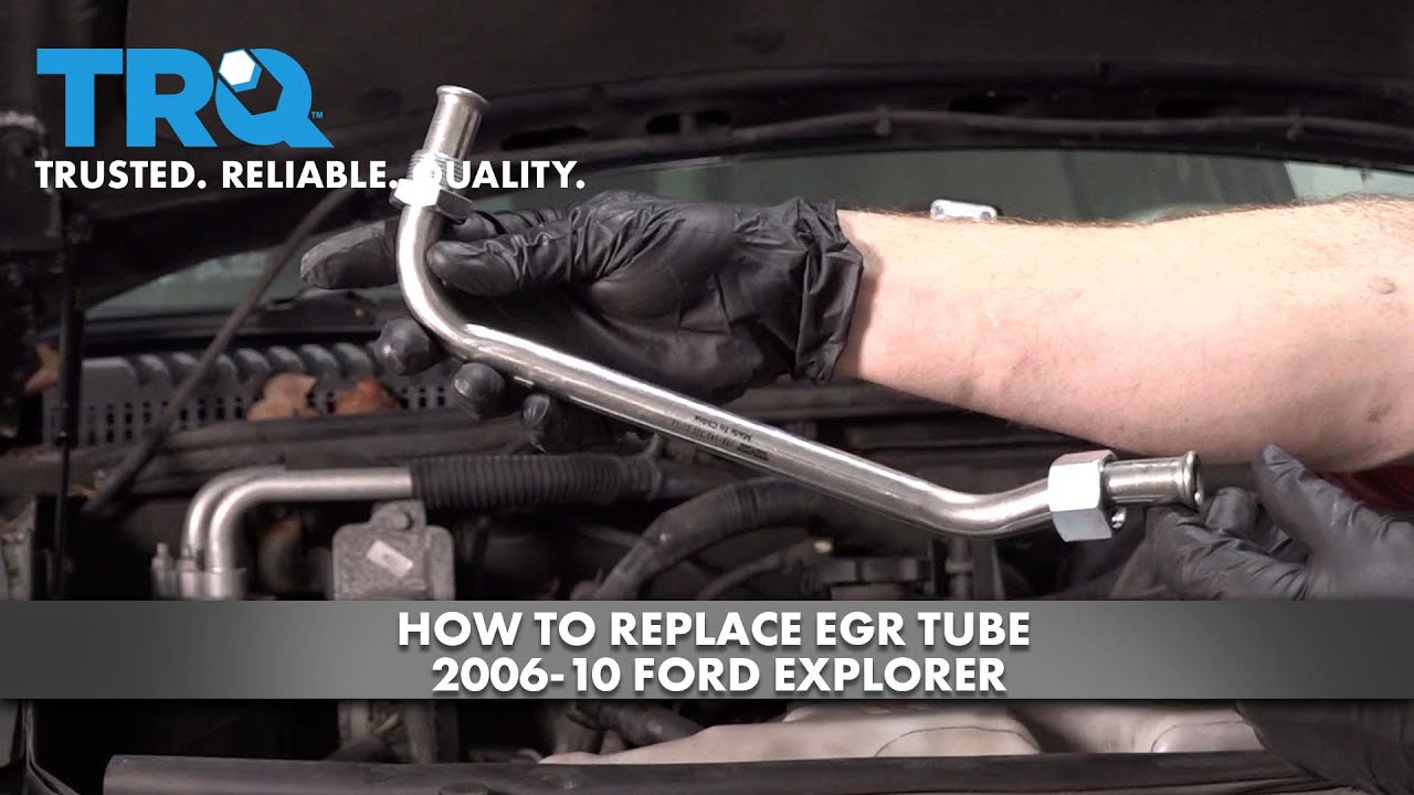 How To Replace Egr Tube 2006 10 Ford Explorer 1a Auto