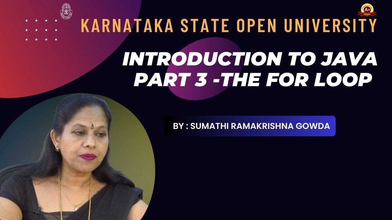 Introduction To Java The For Loop Youtube