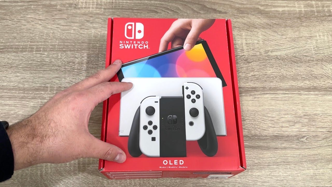 Nintendo Switch Oled Console Unboxing Youtube