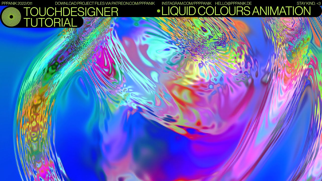 Liquid Colors Touchdesigner Tutorial Youtube