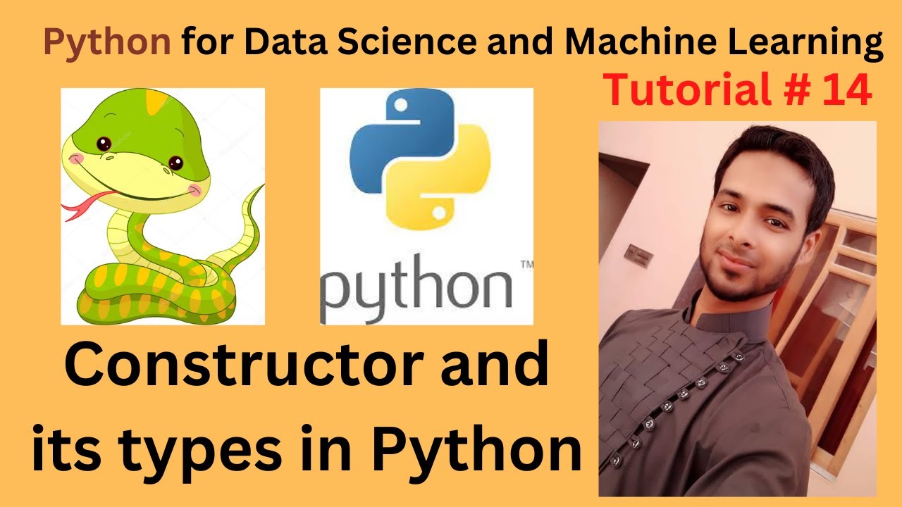 Tutorial 14 Constructor In Python Youtube