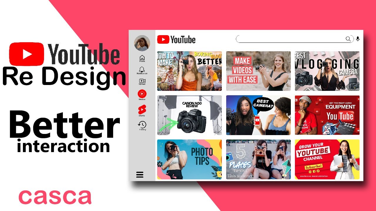 How I Redesigned The Youtube User Interface For A Better Viewing