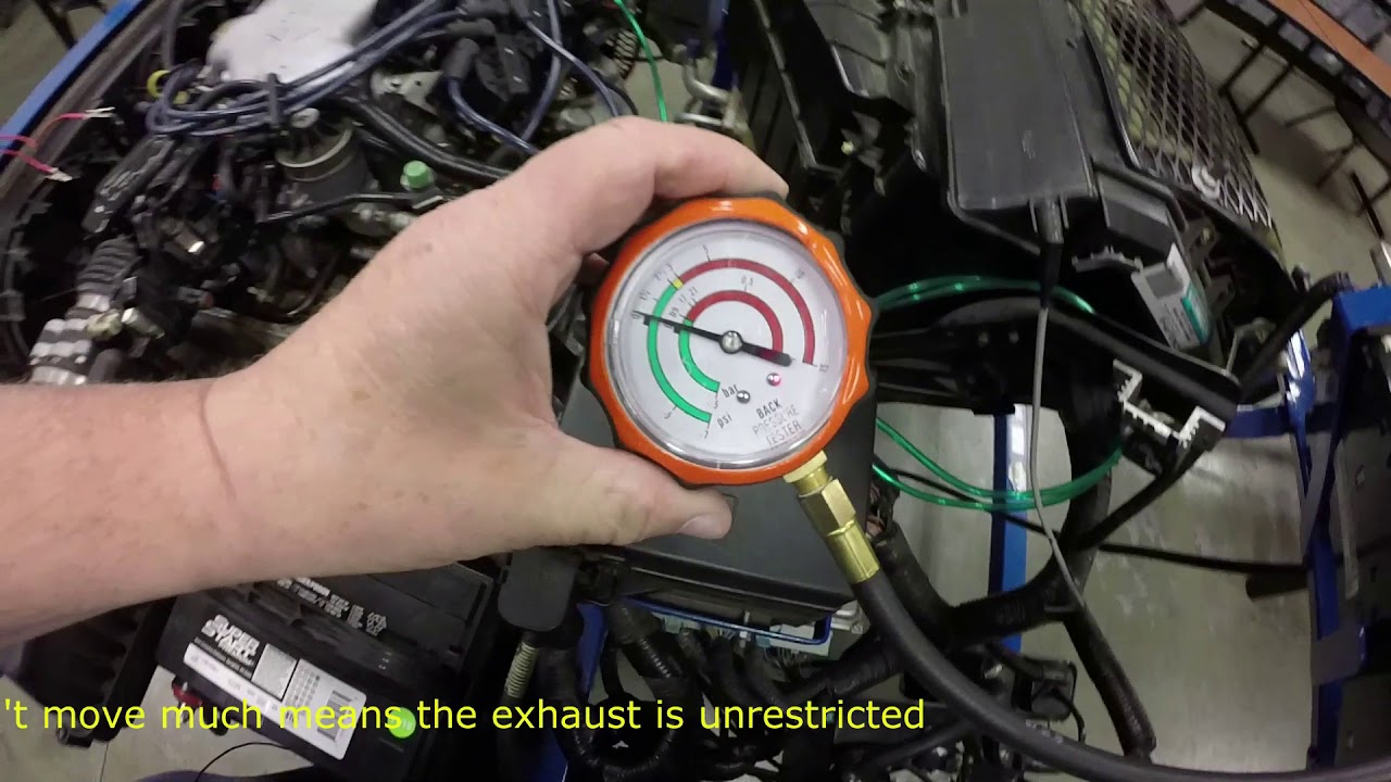 Exhaust Back Pressure Testing 2 Methods Test A Pressure Switch