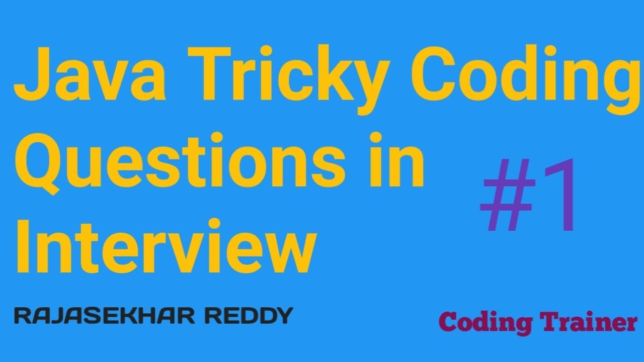 1 Tricky Java Coding Interview Questions Java Programming Java Tricky