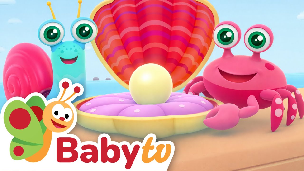 Mr Snail Finds Pearl In Oyster Shell Sea Discovery Kids Cartoons