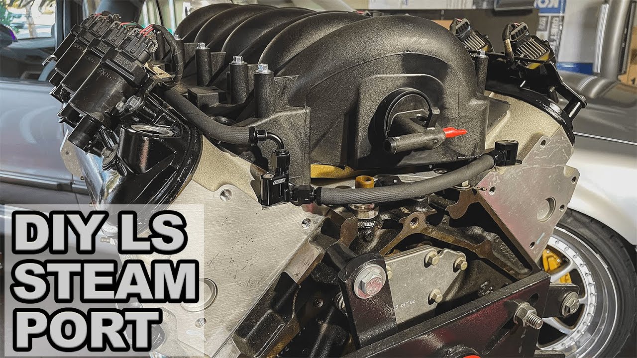Ls Steam Port And Push On Lines Cressida Ls Swap Youtube
