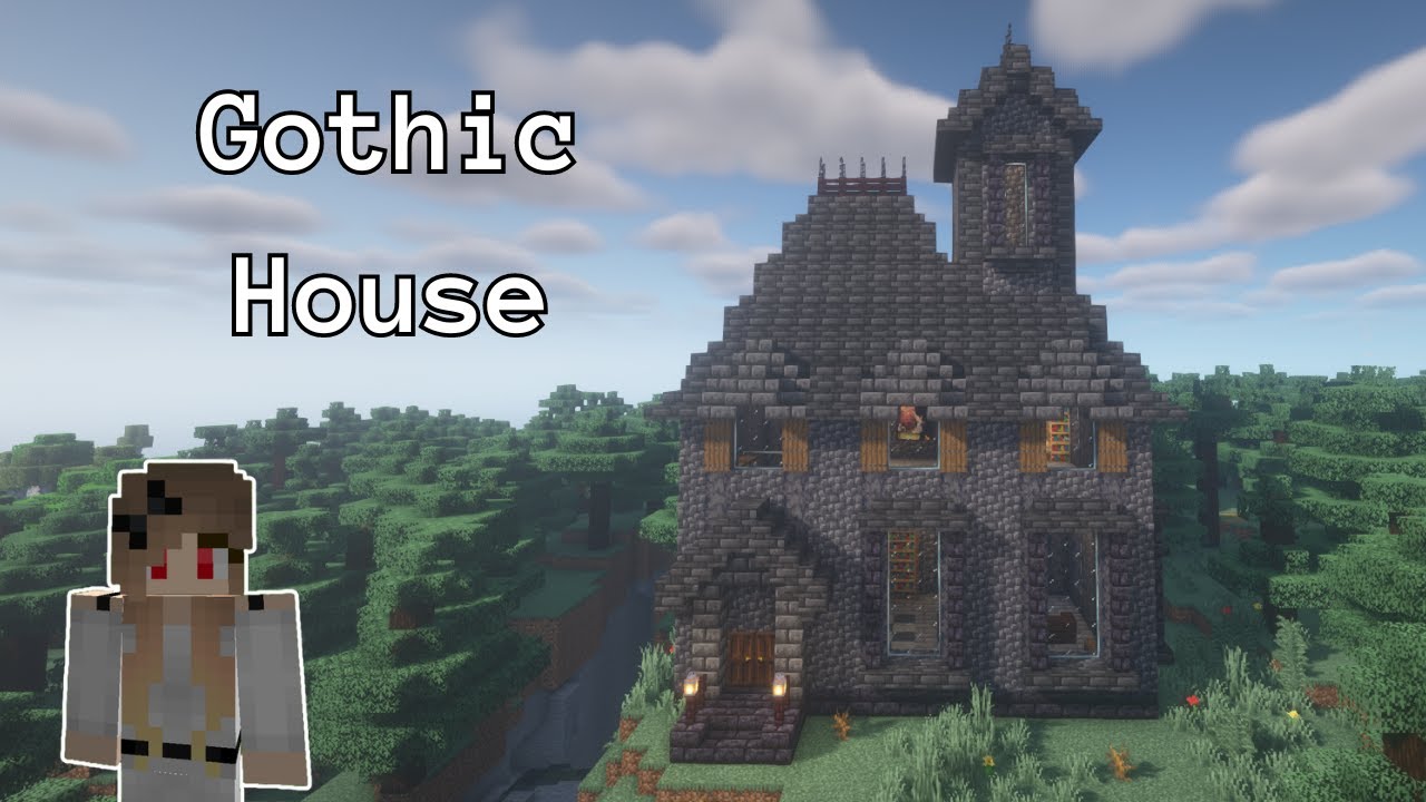 Minecraft How To Build A Gothic House 1 20 Youtube