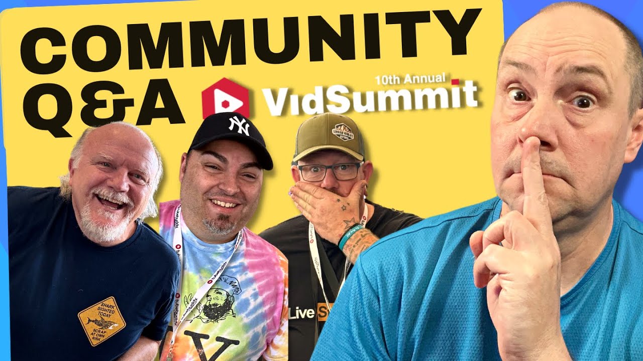I Answer Community Questions From Vidsummit 2023 Ama Youtube