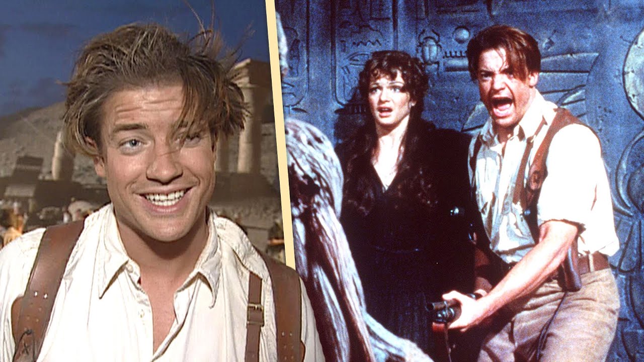 The Mummy Brendan Fraser And Rachel Weisz S Rare On Set Interviews