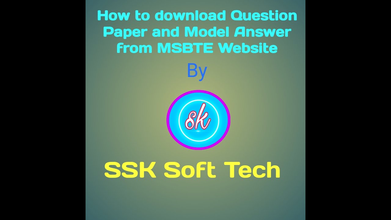 How To Download Question Paper And Model Answer From Msbte Website