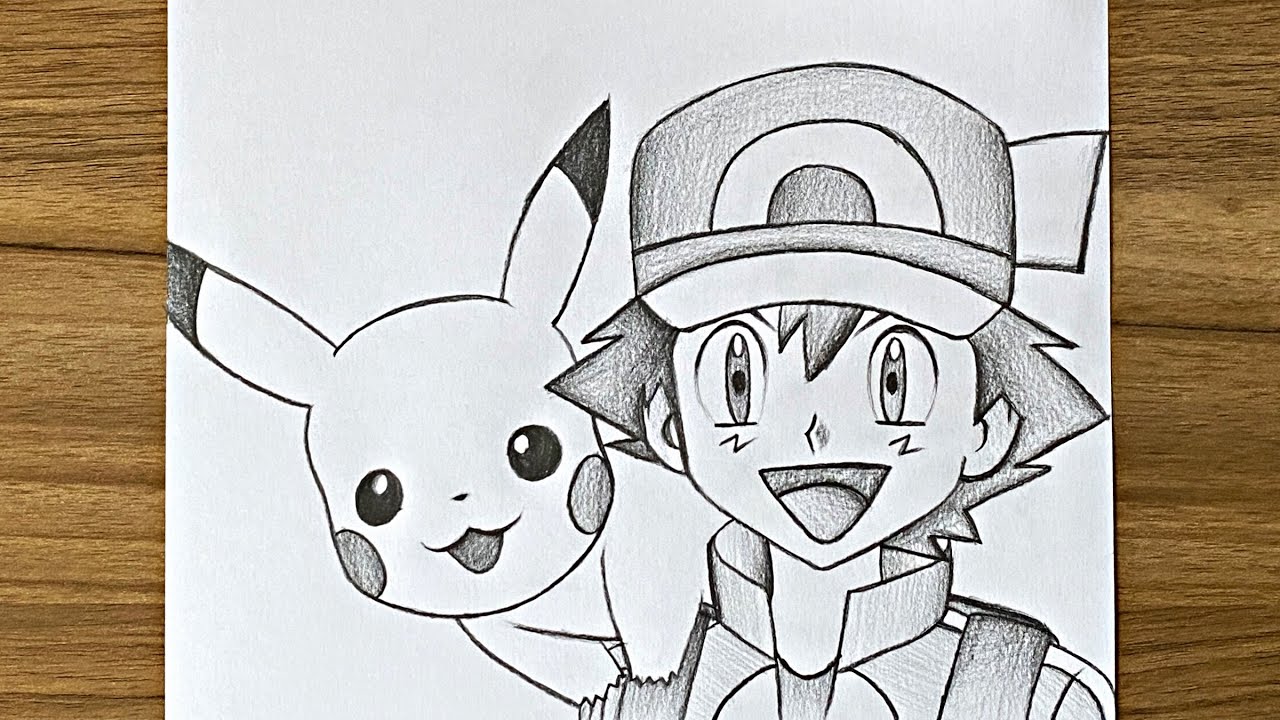 Ash And Pikachu Drawing Step By Step Infoupdate Org