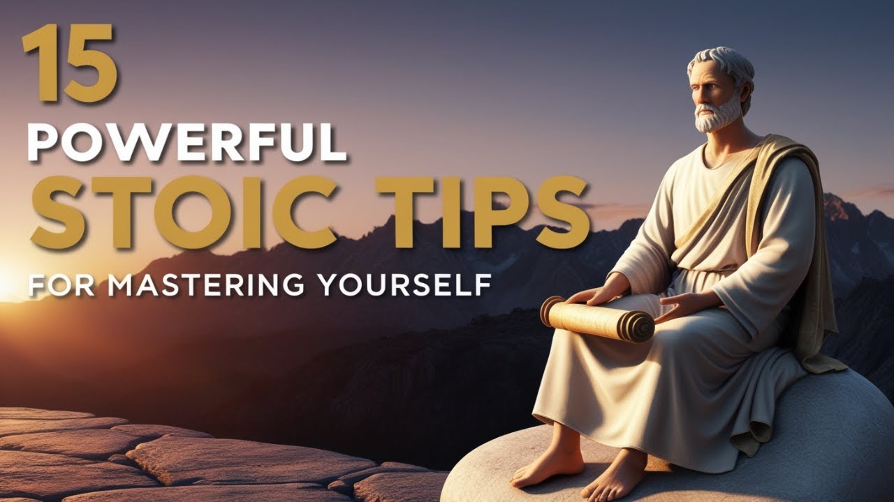 15 Powerful Stoic Tips For Mastering Yourself Youtube