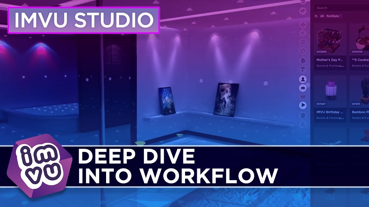 Imvu Studio Learning Session 2 Deep Dive Into Workflow Youtube