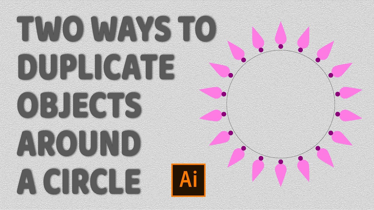 How To Make Objects Around A Circle Illustrator At Evelyn Lowman Blog