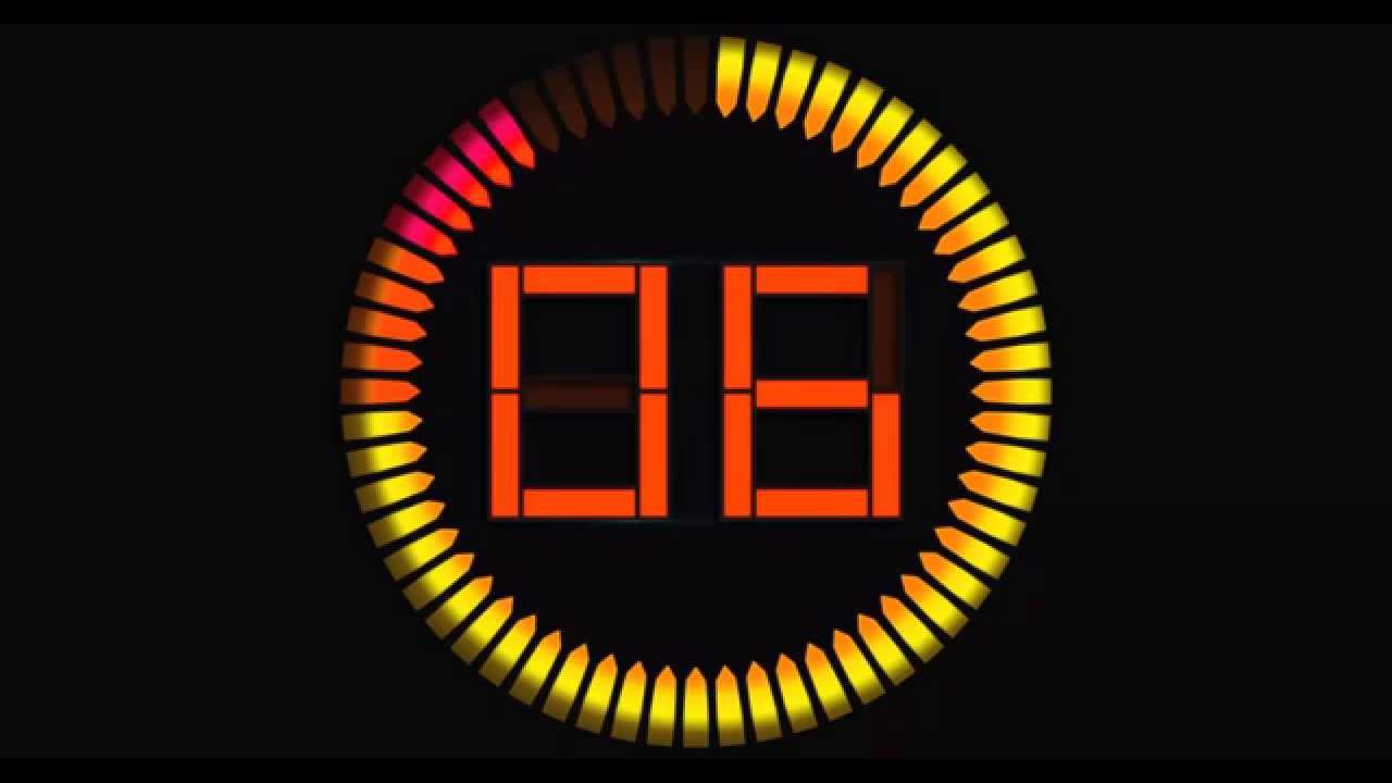 Countdown Timer 60 Sec V 278 Circle Timer With Sound Effects Hd 4k