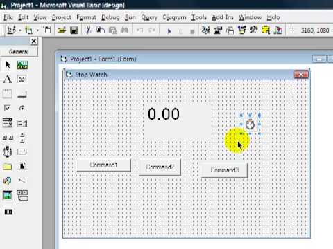 Make A Digital Stopwatch In Visual Basic 6 0 Tutorial Myzticstudios