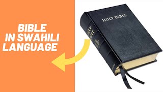 The Holy Bible In Swahili Language Psalms 1 23 Joshua 1 8 Mp3 Music ...
