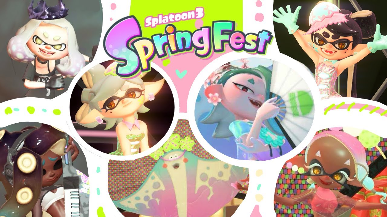 Splatoon 3 Springfest All Performances Youtube