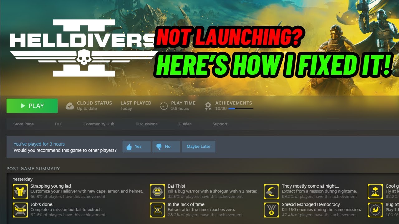 Helldivers 2 Not Launching On Steam After Hours Of Trying Here S How