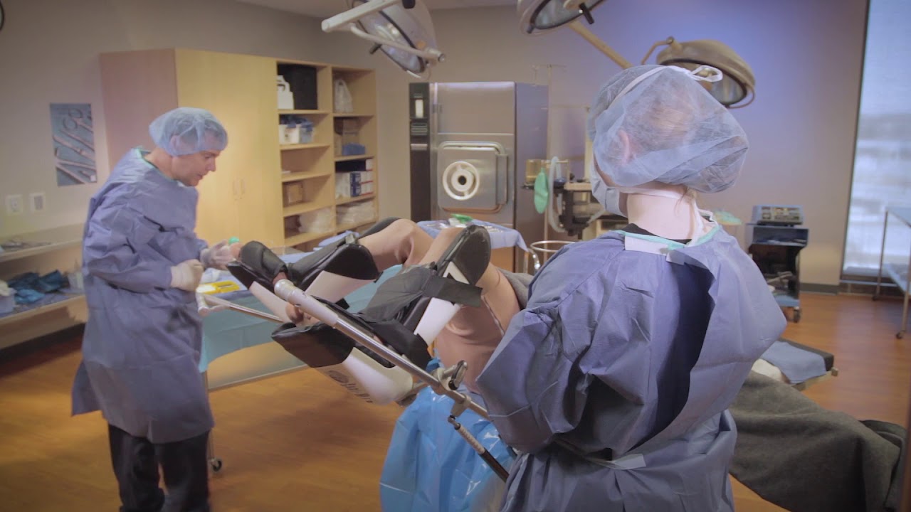 Draping A Patient In Lithotomy Position Youtube