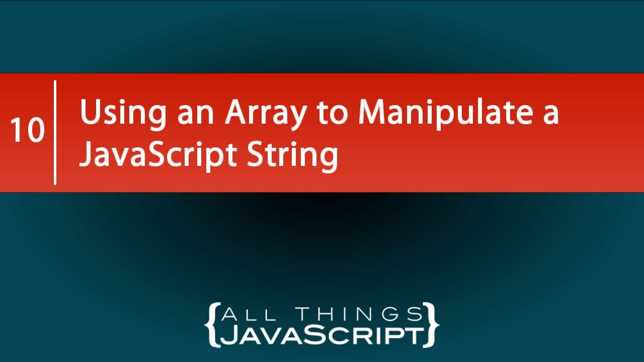 Using Split To Manipulate A Javascript String Youtube