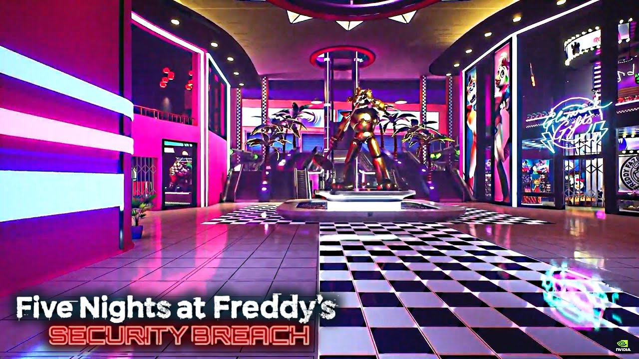 Fnaf Security Breach New Gameplay Five Nights At Freddy S Security