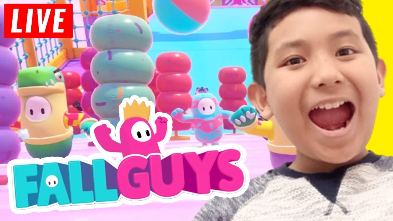 Playing Fall Guys Live Youtube