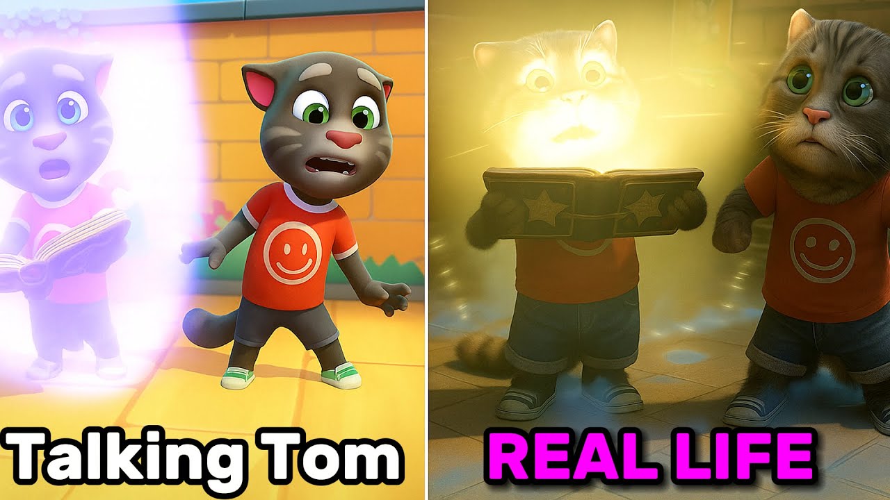 Talking Tom Cat 2025 In Real Life Vs Original Part 6 Youtube