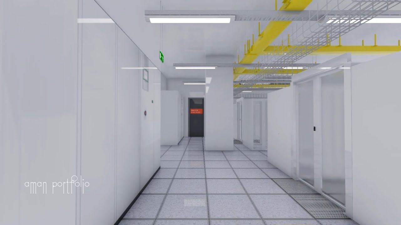3d Data Center Walkthrough Youtube