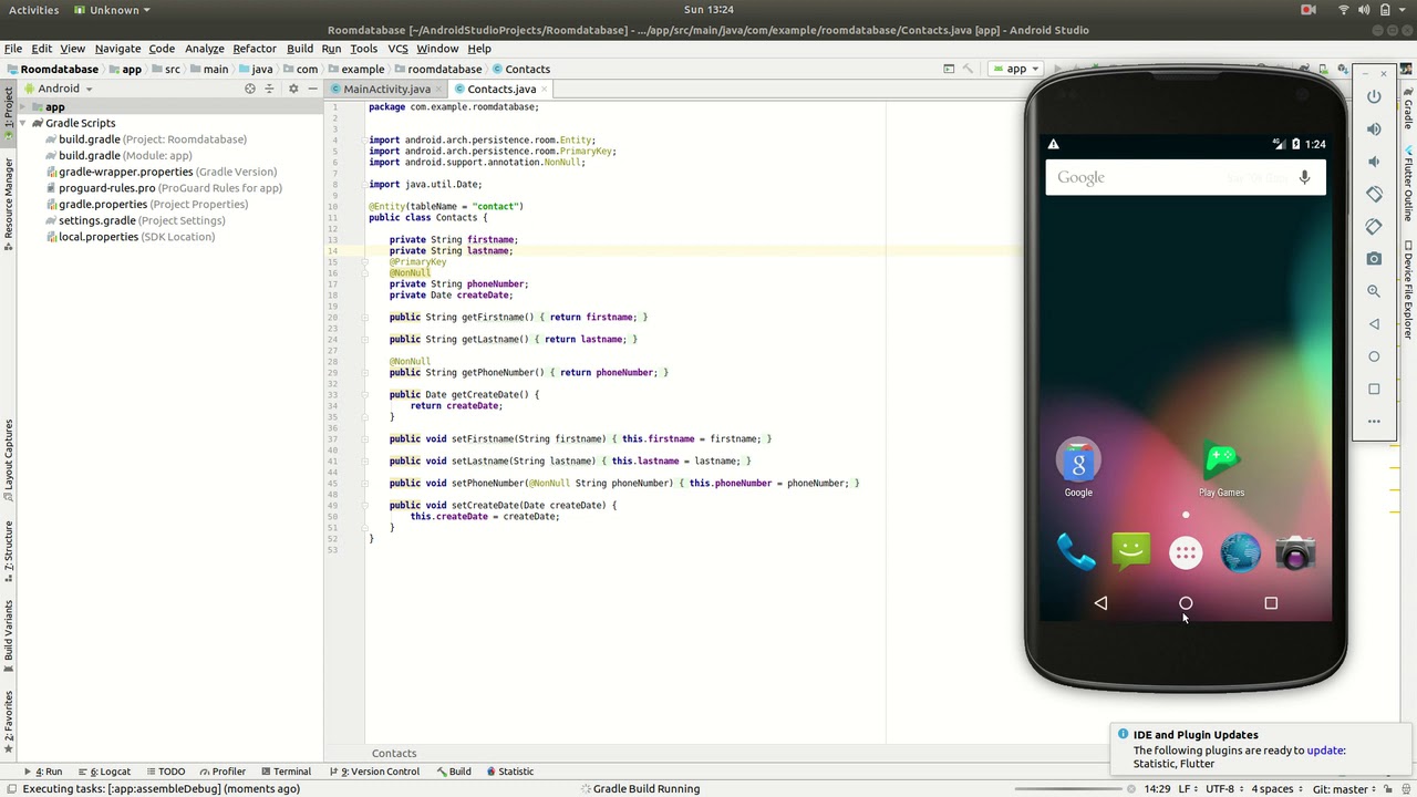 Android Studio Room Database Tutorial Android Room Database Example