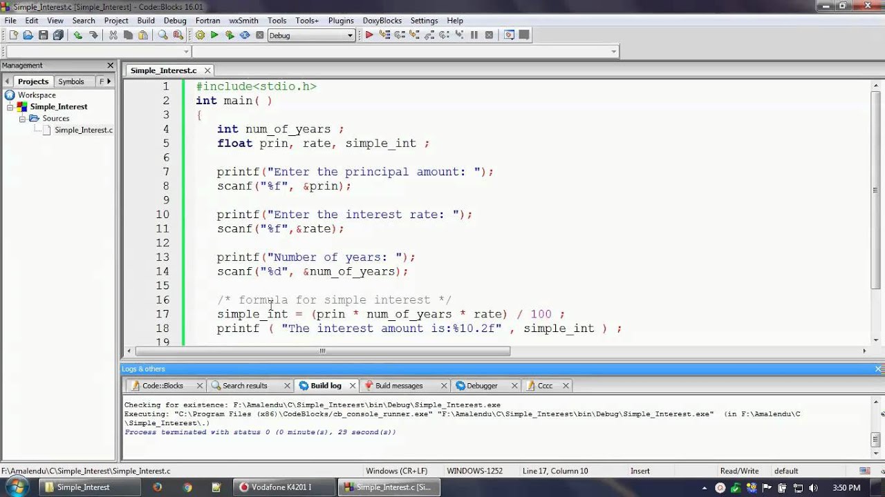 How To Debug A C Program In Code Blocks Ide Youtube