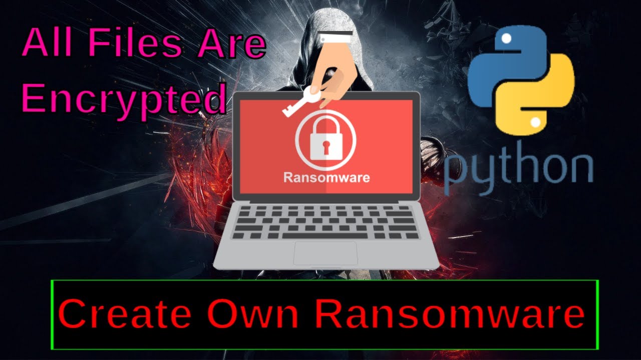 Python Make Own Ransomware Encrypt File Image Youtube