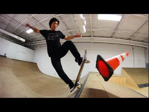 Epic Traffic Cone Skate Tricks Youtube