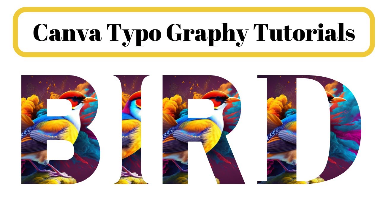 Canva Typography Tutorial Canva Tutorials Youtube