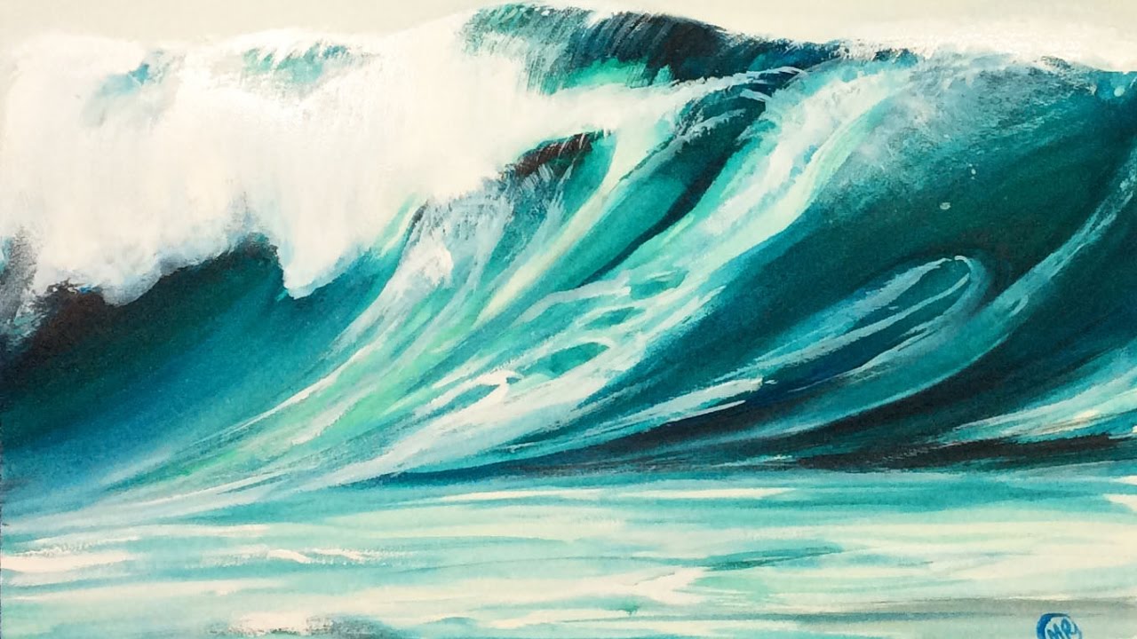 How To Paint The Ocean Watercolor At Malik Keck Blog