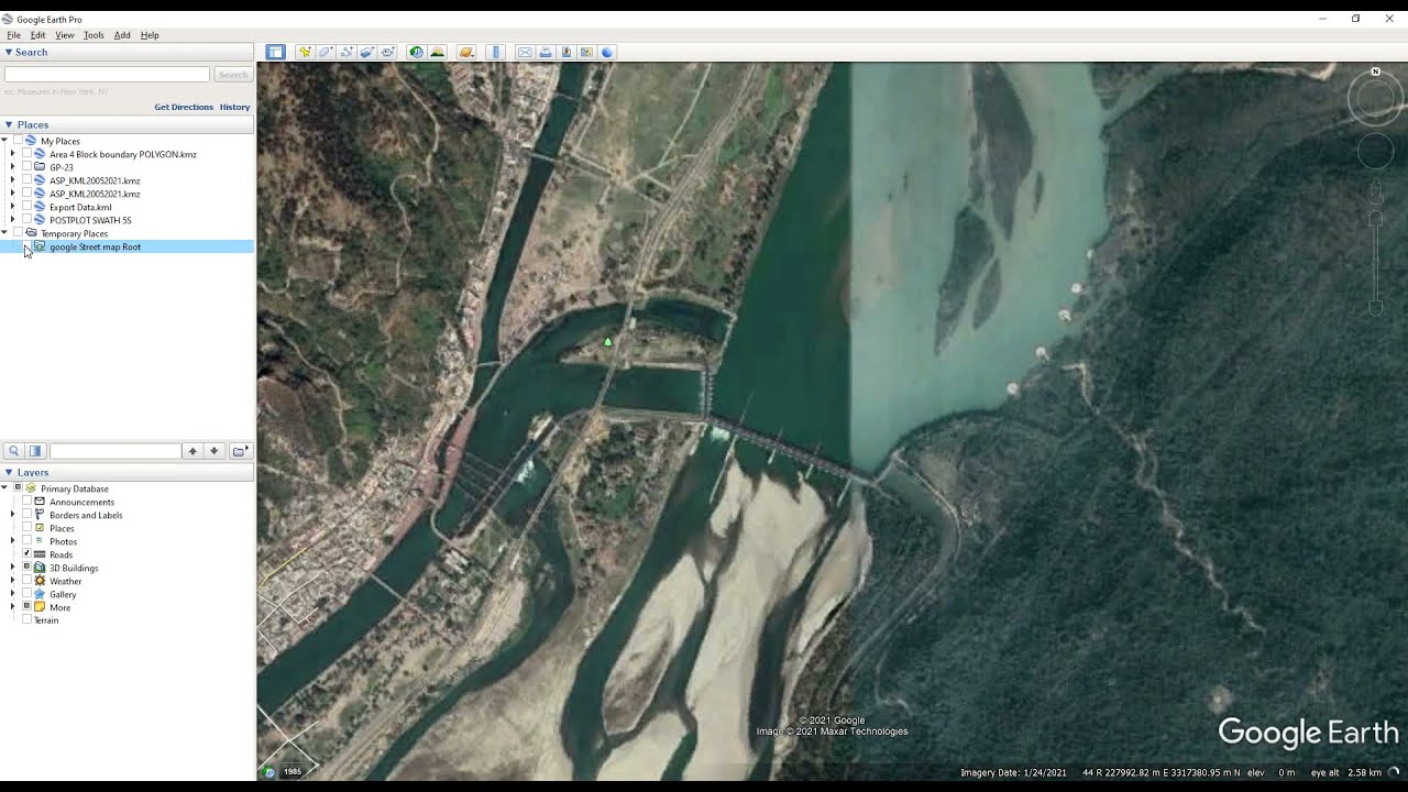 How To Import Georeferenced Image In Google Earth Pro Youtube