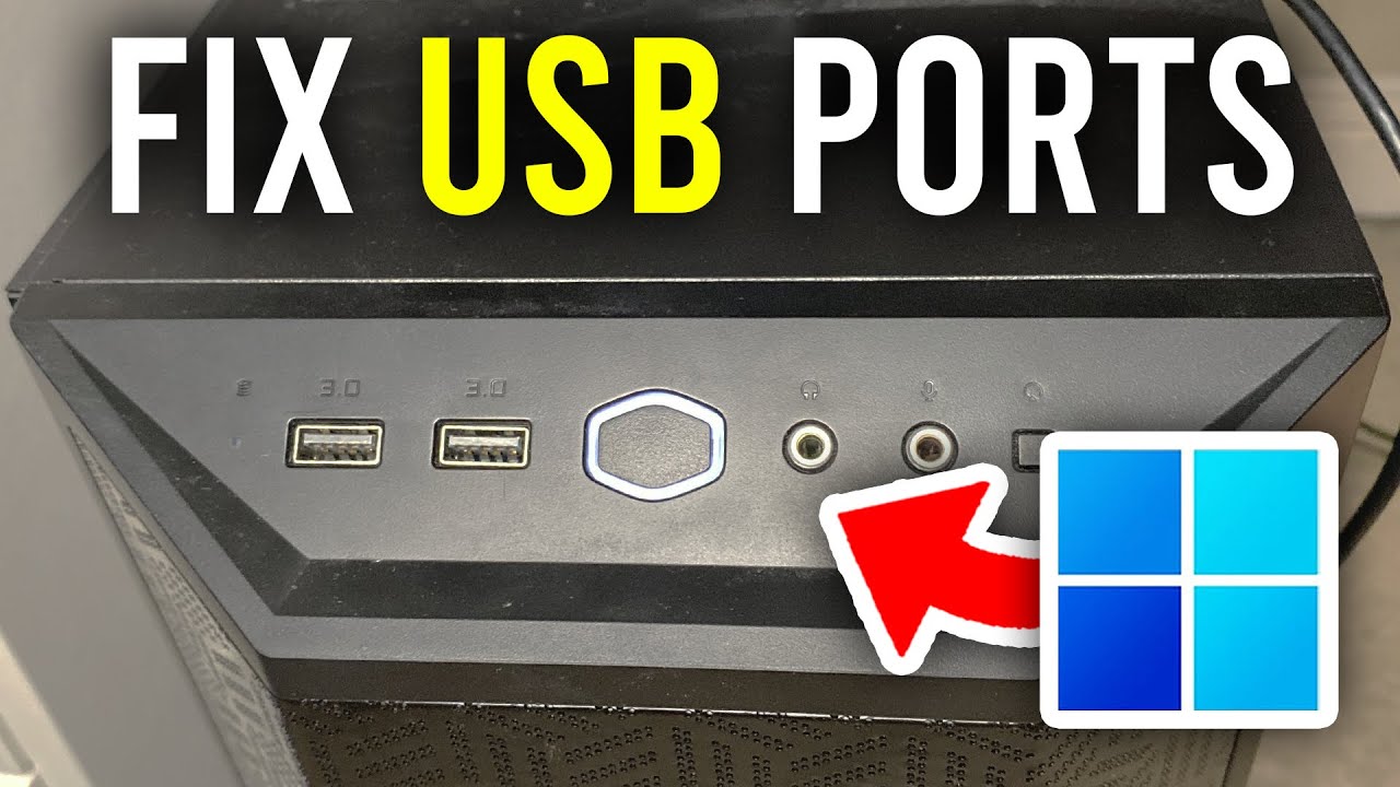 How To Fix Usb Ports Not Working On Pc Full Guide Youtube