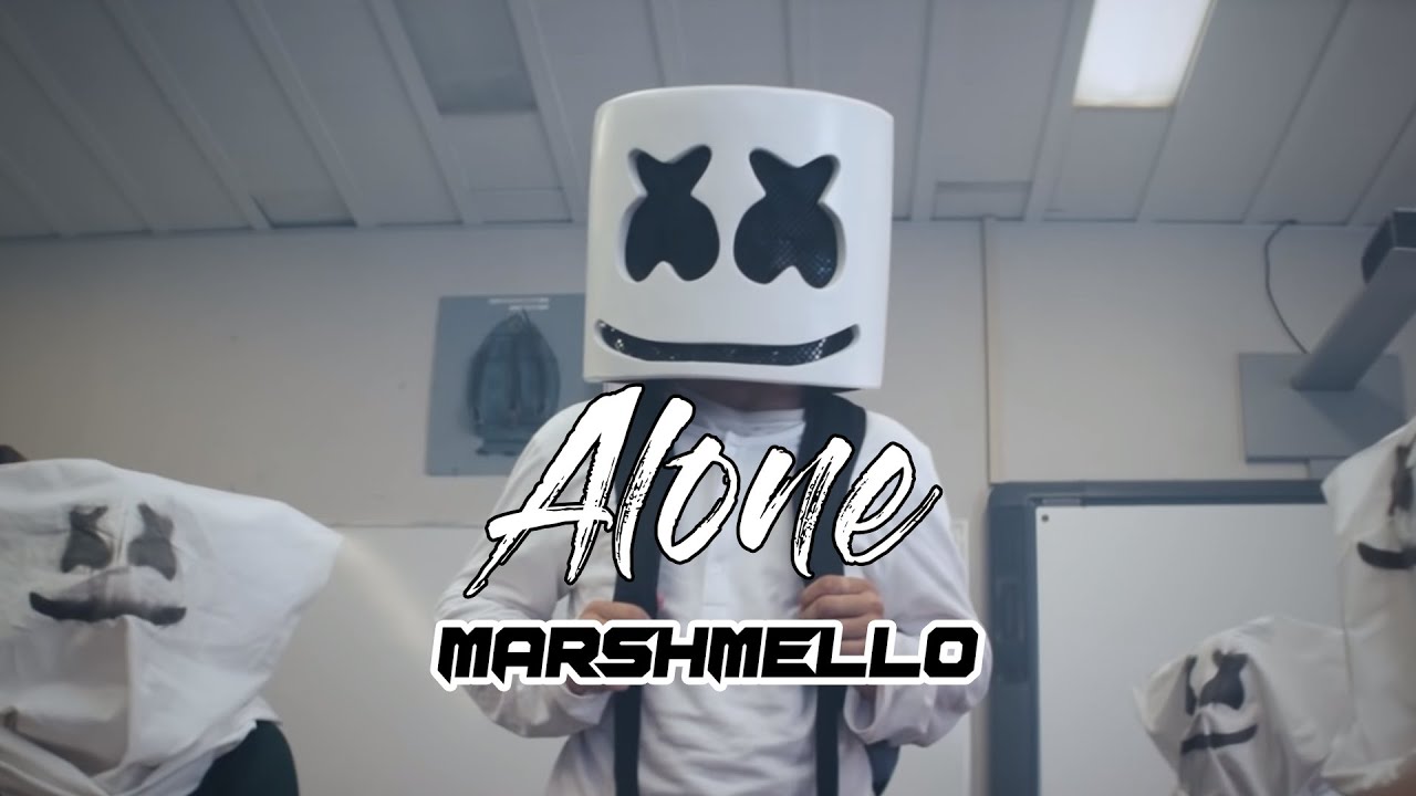 Marshmello Alone Official Video Lyrics Youtube