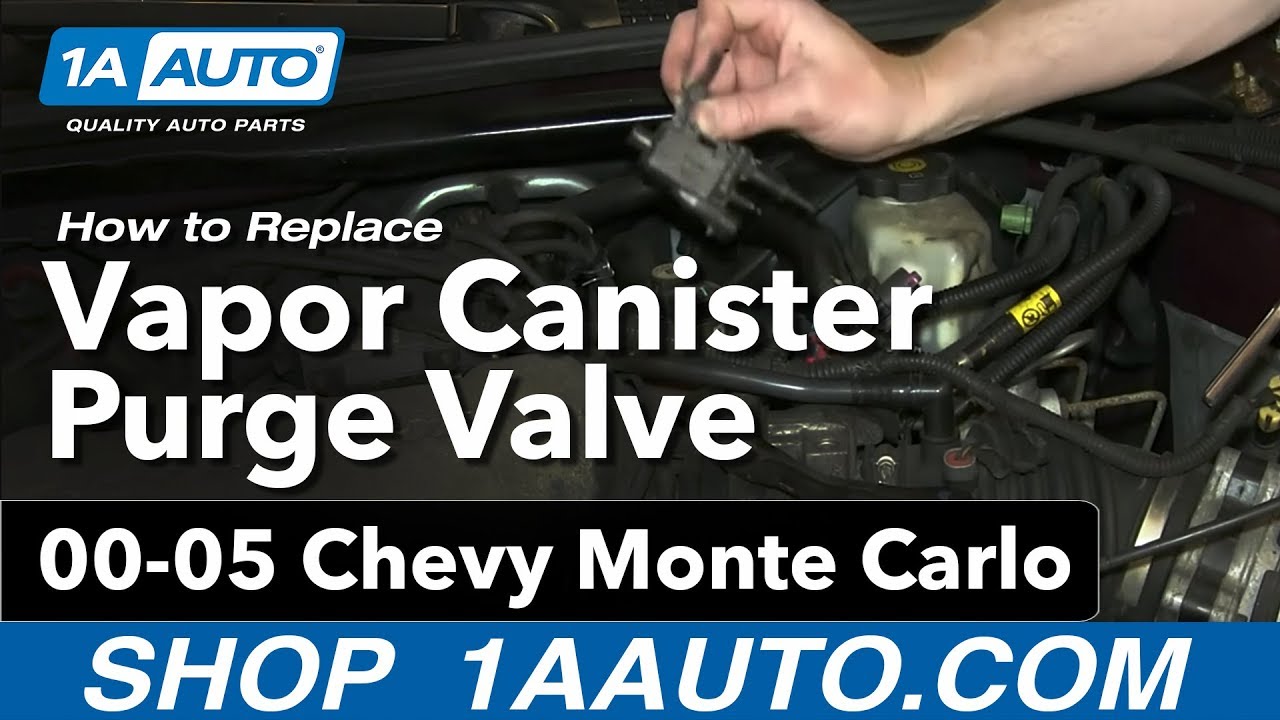 How To Replace Vapor Canister Purge Solenoid 2000 05 Chevy Monte Carlo