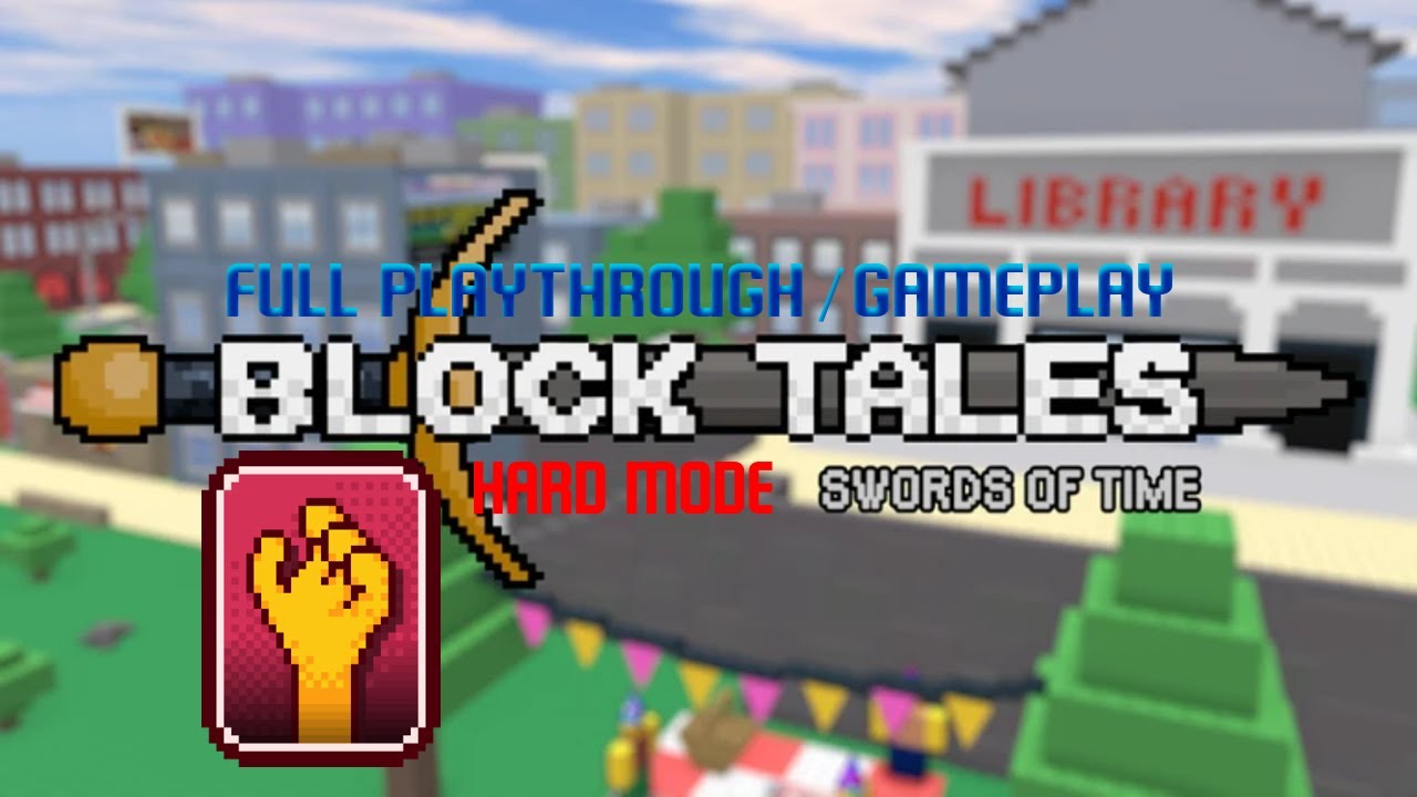 Roblox Block Tales Demo Part 1 Hard Mode Full Playthrough Youtube
