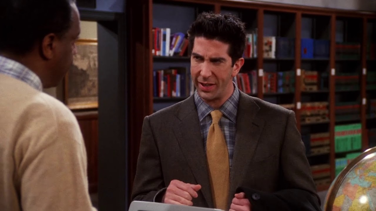 Friends Hd Ross Goes To The Library Youtube