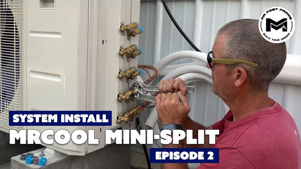 Mrcool Diy Multi Zone Mini Split System Install Ep 2 Youtube