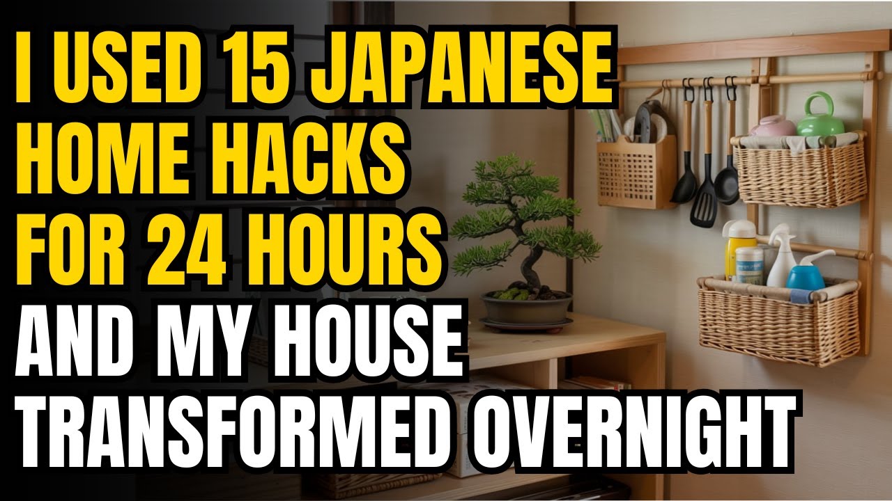 I Used 15 Japanese Home Hacks For 24 Hours And My House Transformed